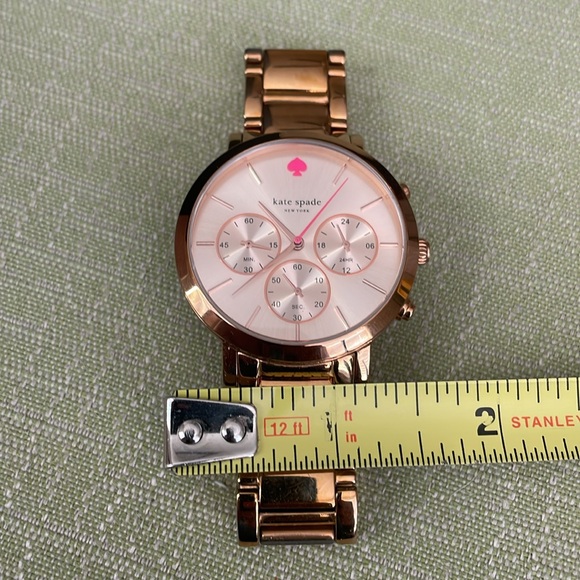 kate spade | Accessories | Kate Spade Gramercy Grand Chronograph Rose ...